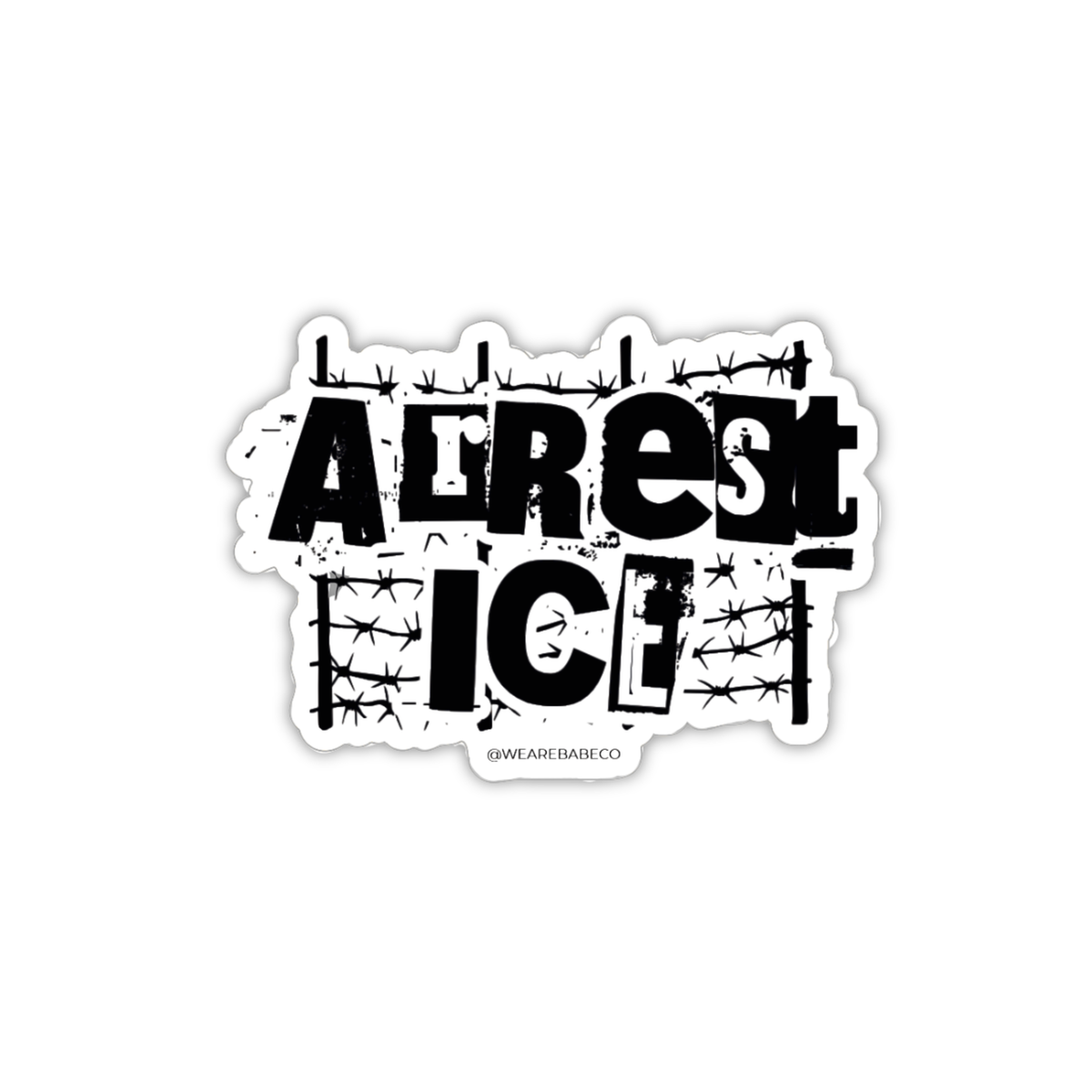 Arrest Ice - Die Cut Sticker – Babe co.